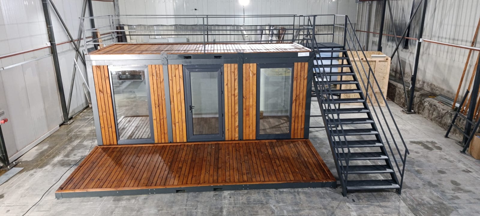 Te koop: Prefab geïsoleerd tuinkantoor met toilet en/of keuken ...